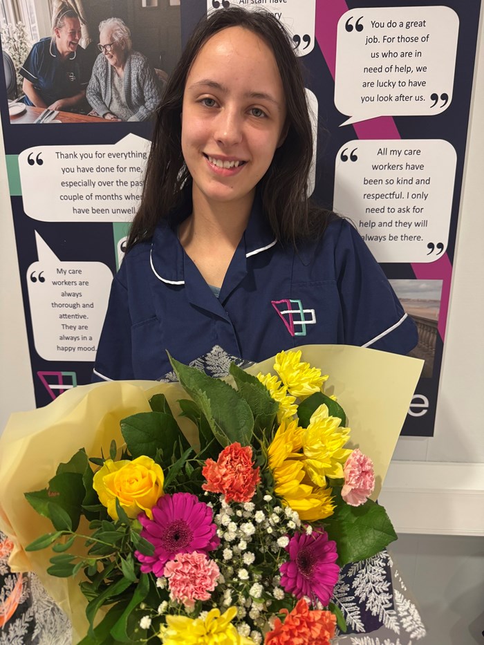 Celebrating Alex - Hartlepool Care Worker of the Month - Vestra Homecare